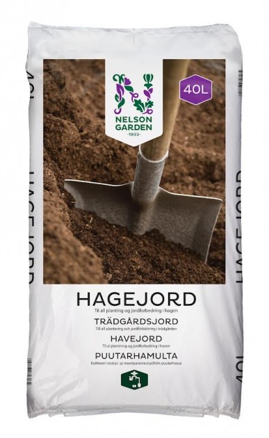 Hagejord 40 liter | Fyringsved, pizzaovn, bark og hage!